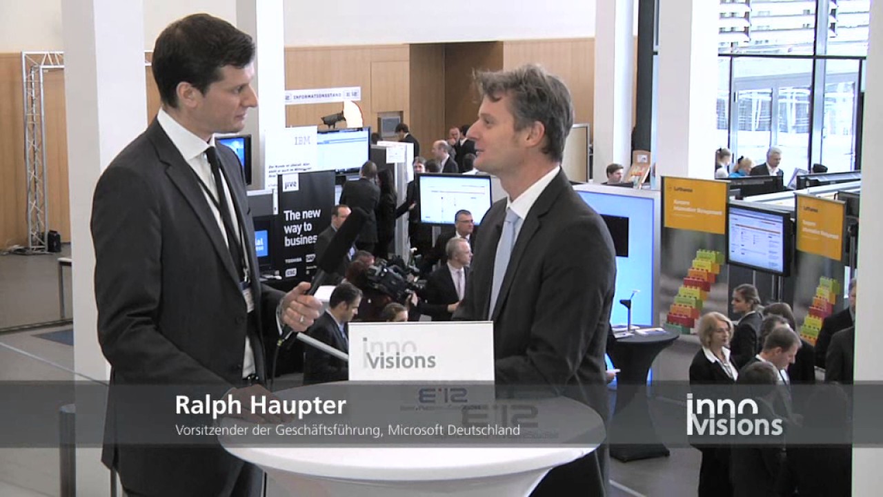 Interview mit Ralph Haupter von Microsoft Deutschland über Enterprise 2.0 - YouTube