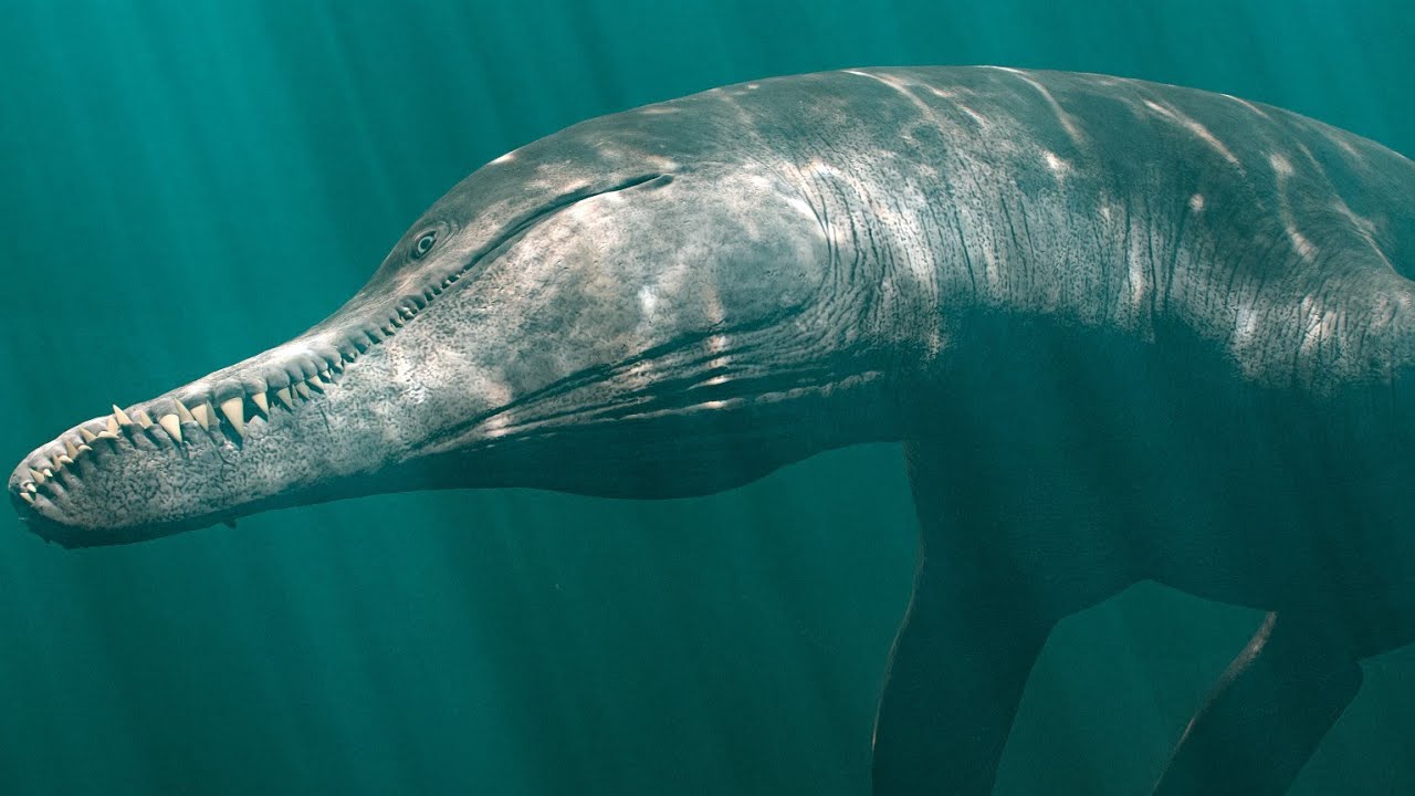 Pliosaurus takes to the depths - YouTube