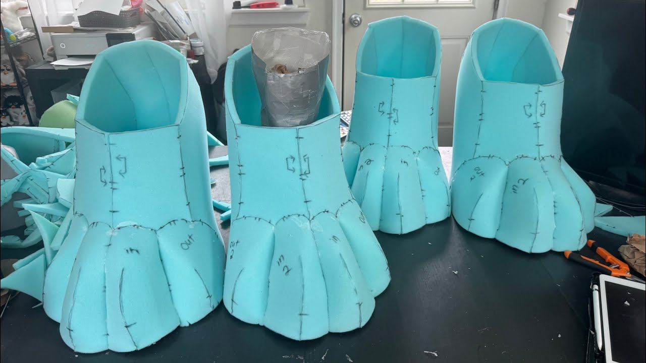 Martian Mutt’s Digi Feet Paw Pattern Tutorial! - YouTube