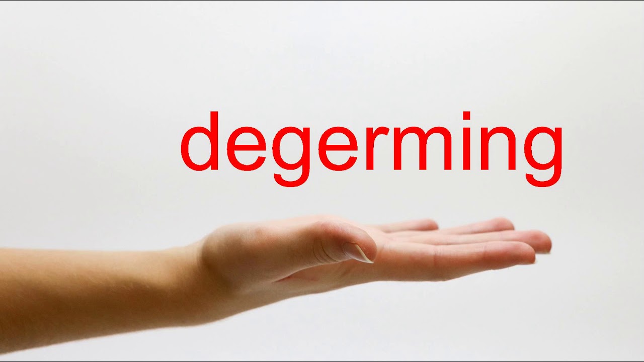 How to Pronounce degerming - American English - YouTube