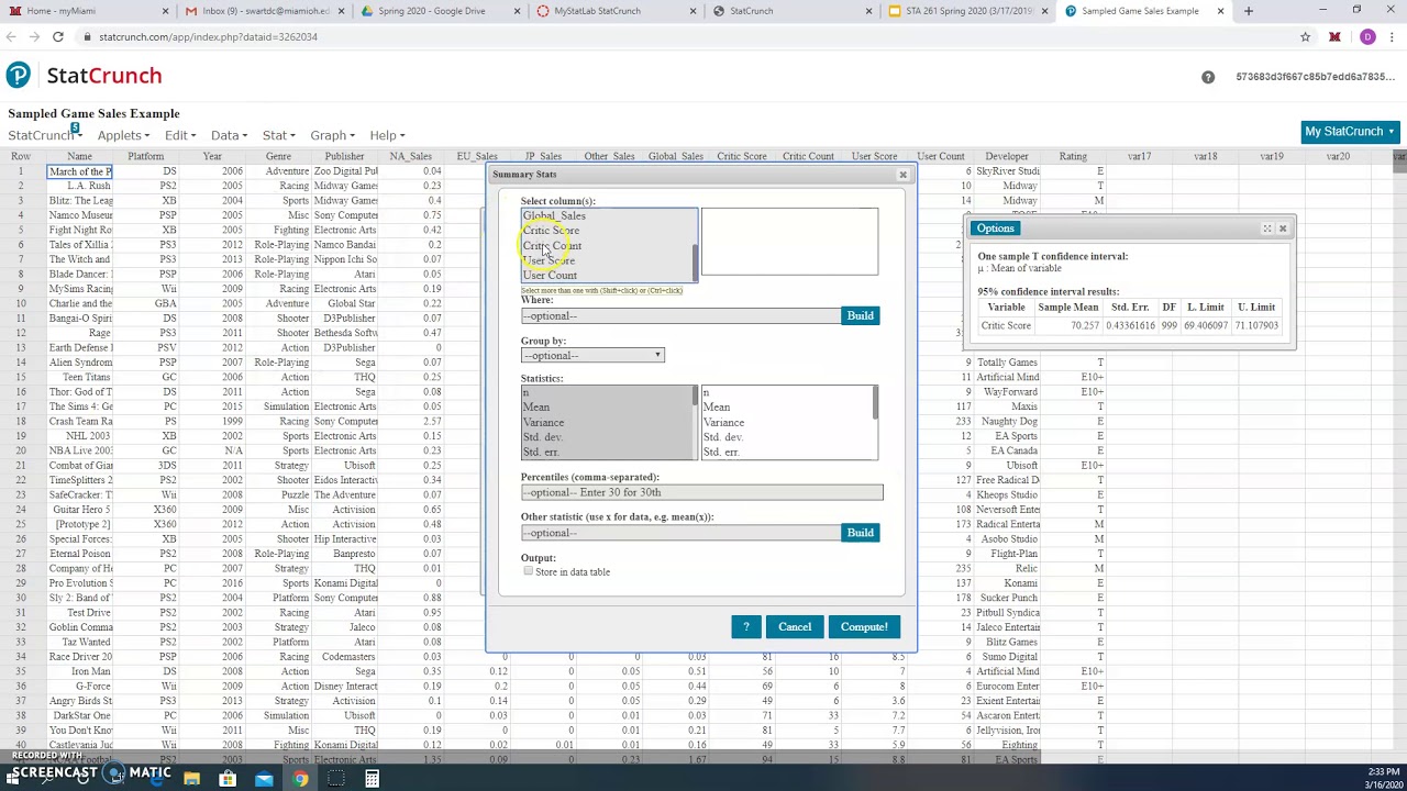 Finding the Sample Size for a One-Mean Confidence Interval of a Given ...