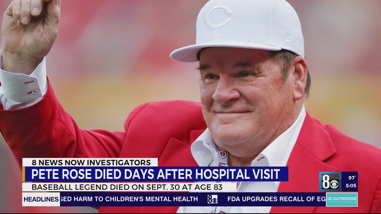 Pete Rose died days after Las Vegas hospital visit for 'acting ...