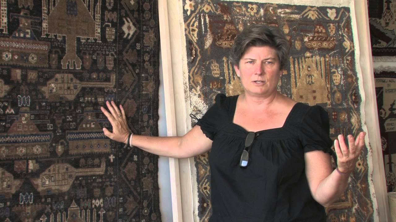 Studio Visit VIdeo: Barbara Koenen's War Rug Project - YouTube