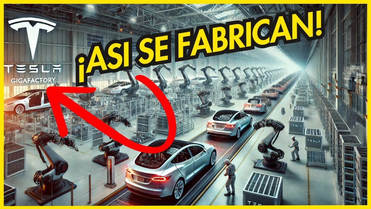 ASÍ se HACEN los AUTOS TESLA | PROCESO en FÁBRICA - YouTube
