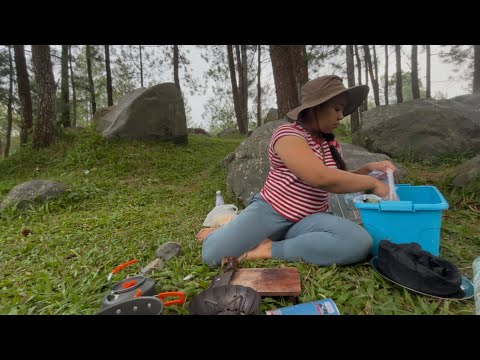 Masak masak di bukit batu sambil menikmati suasana alam
