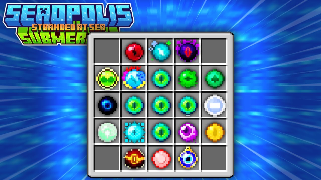 ELEMENTAL SHRINES & EYE COLLECTION! EP9 | Minecraft Seaopolis ...