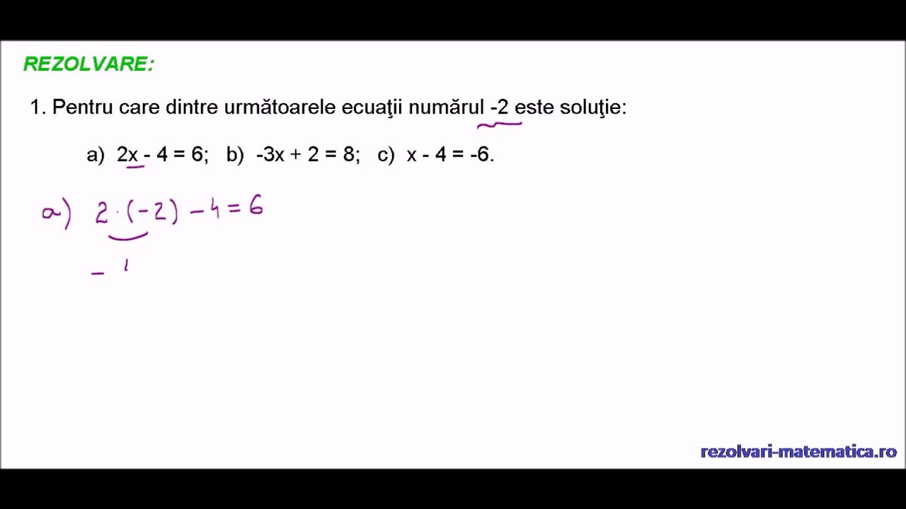 Cl. VII Cap Multimea nr. rat. Ec cu coeficienti rationali TEST 1 ex 1 ...