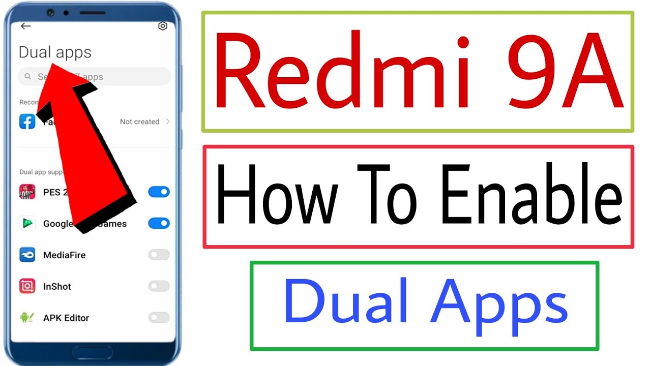 How To Enable Dual Apps in Redmi 9A | Bangla Tutorial 2021 - YouTube