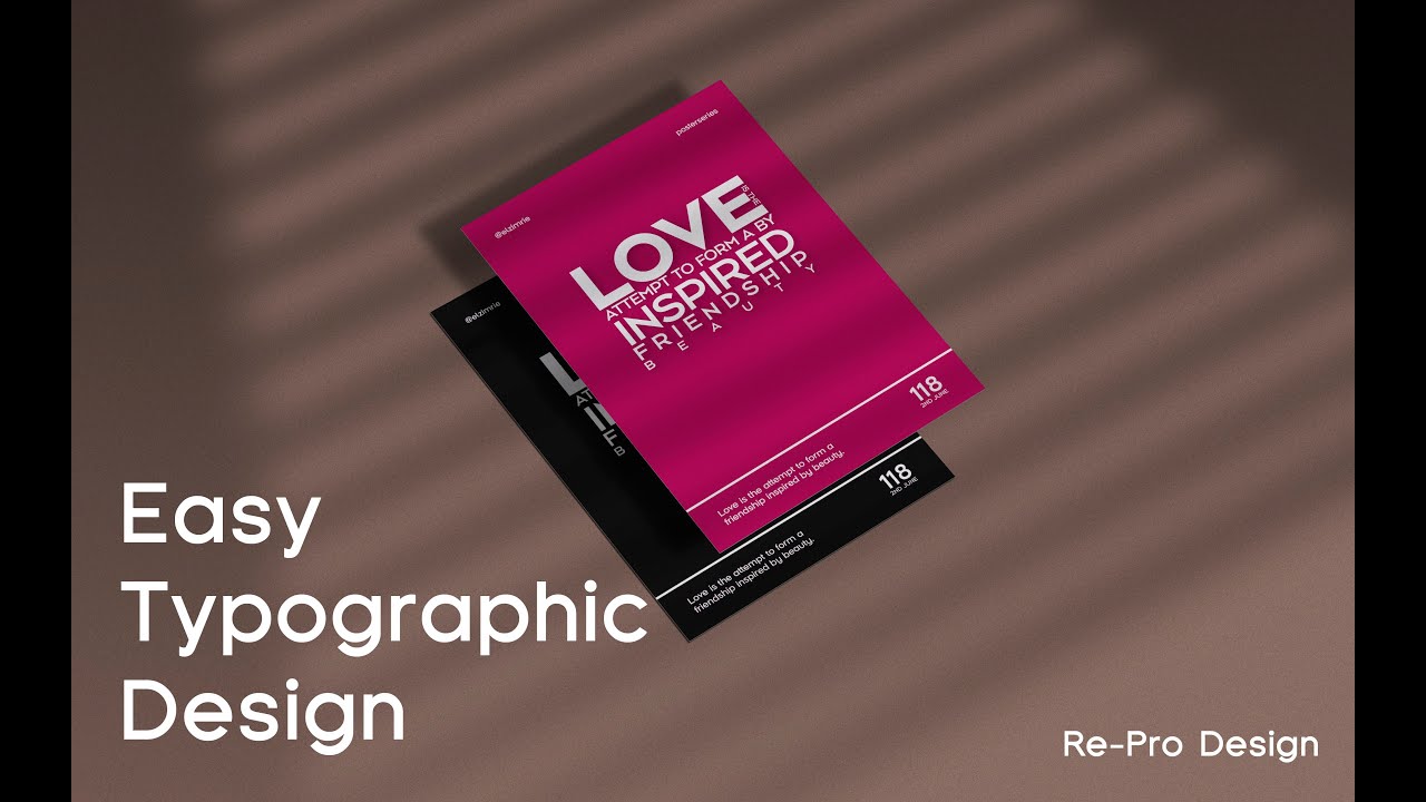 Easy Typography arrangements using illustrator. - YouTube