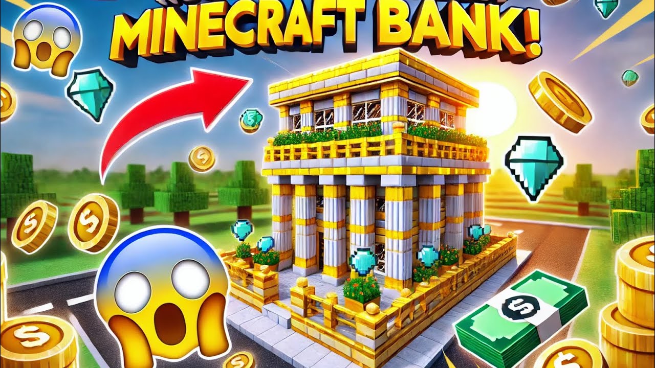 Want to Be Rich in Minecraft? Build This Bank 🏦😎 - YouTube