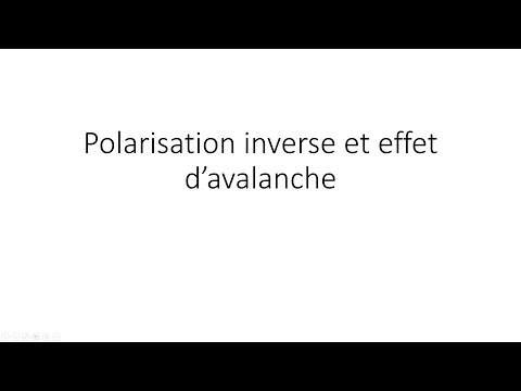 La polarisation inverse de la jonction PN et l'effet d'avalanche - YouTube