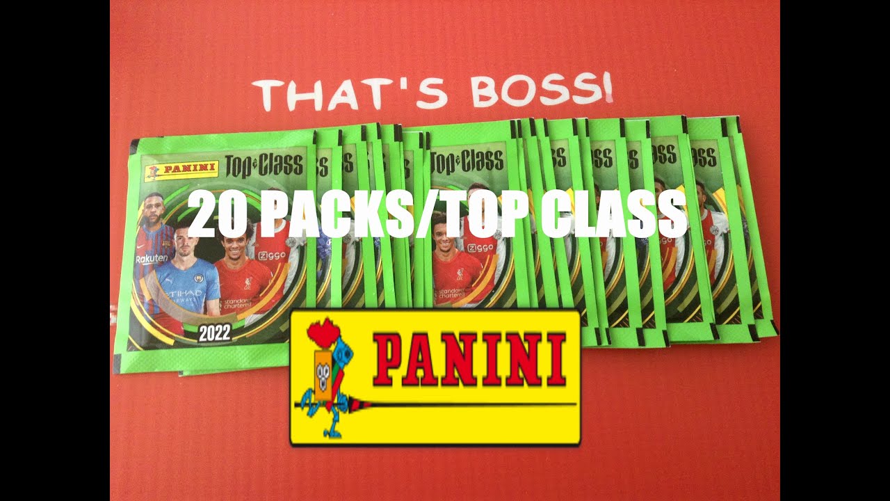 PANINI TOP CLASS STICKERS ***20 PACKETS*** - YouTube