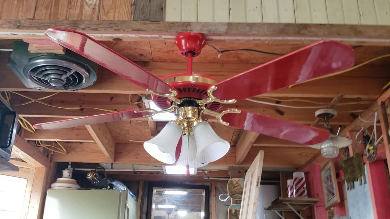 Hampton Bay St. Vincent Ceiling Fan - YouTube