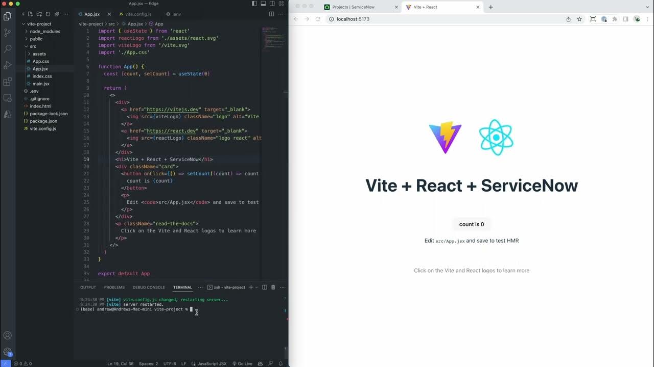 Building a React App with ServiceNow Data - Flare Edge - YouTube