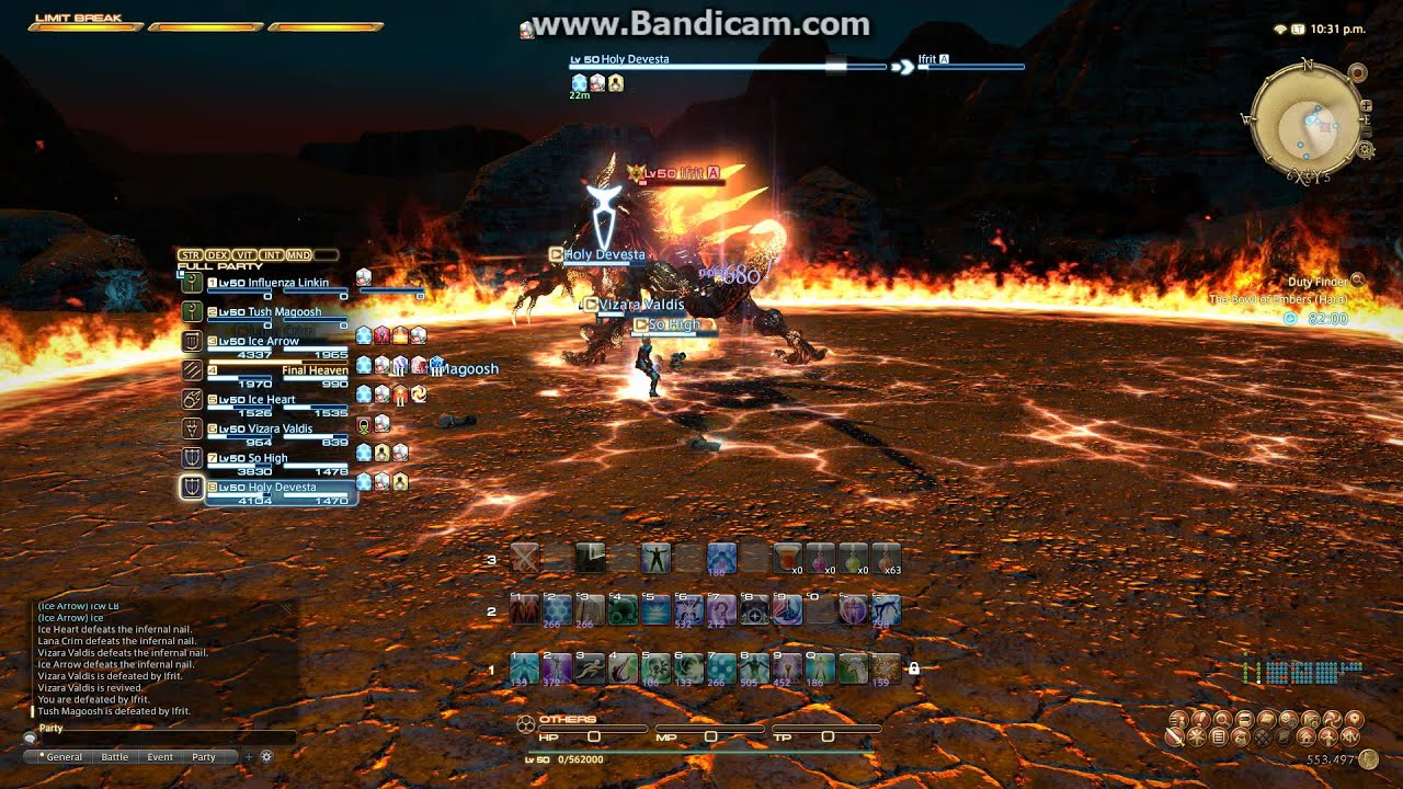 FINAL FANTASY XIV : Monk Limit Break level 3 - YouTube