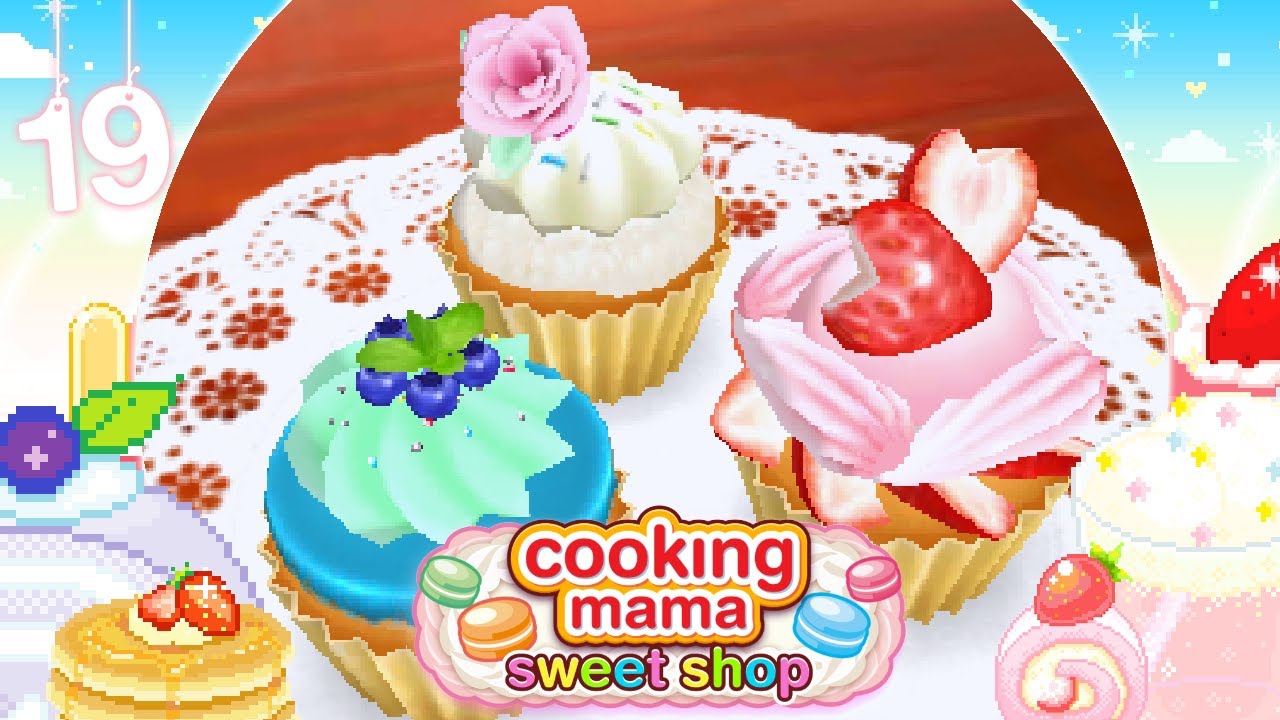 Cooking Mama Sweet Shop (Gameplay): 19 - Cupcake ♡ - YouTube