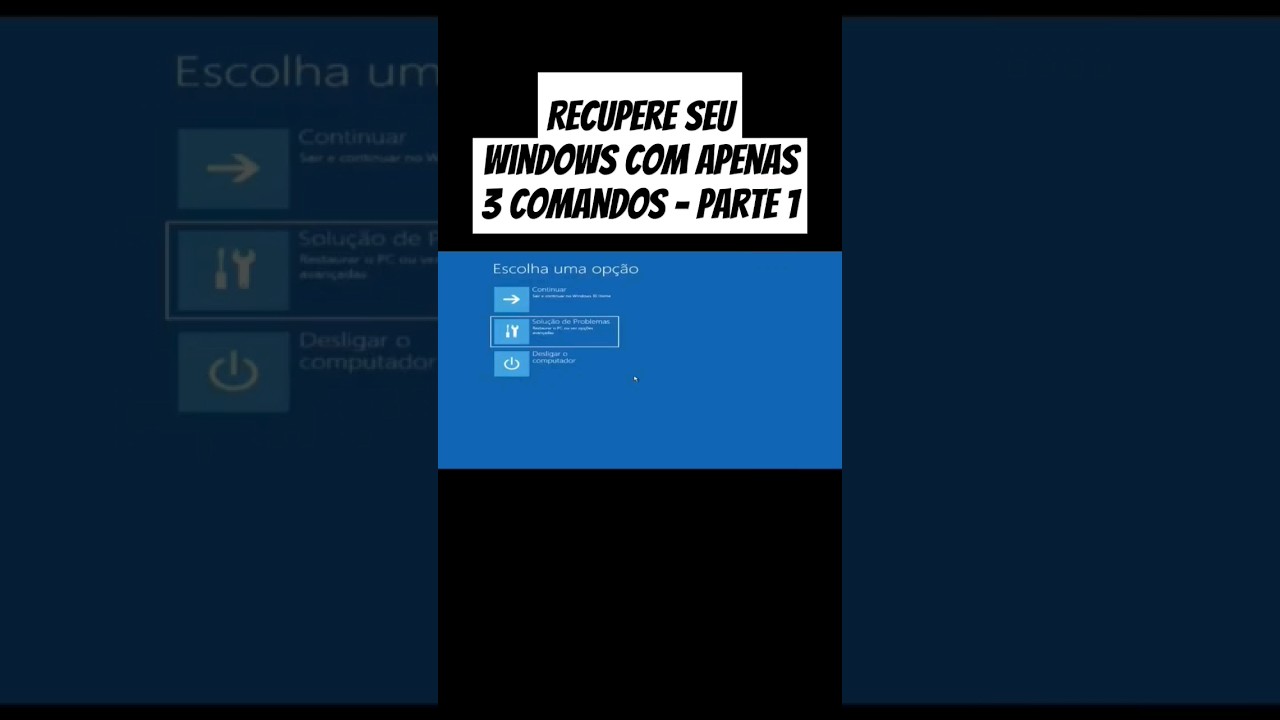 Recupere seu Windows com apenas 3 comandos - Parte 1 #dekoinformatica # ...
