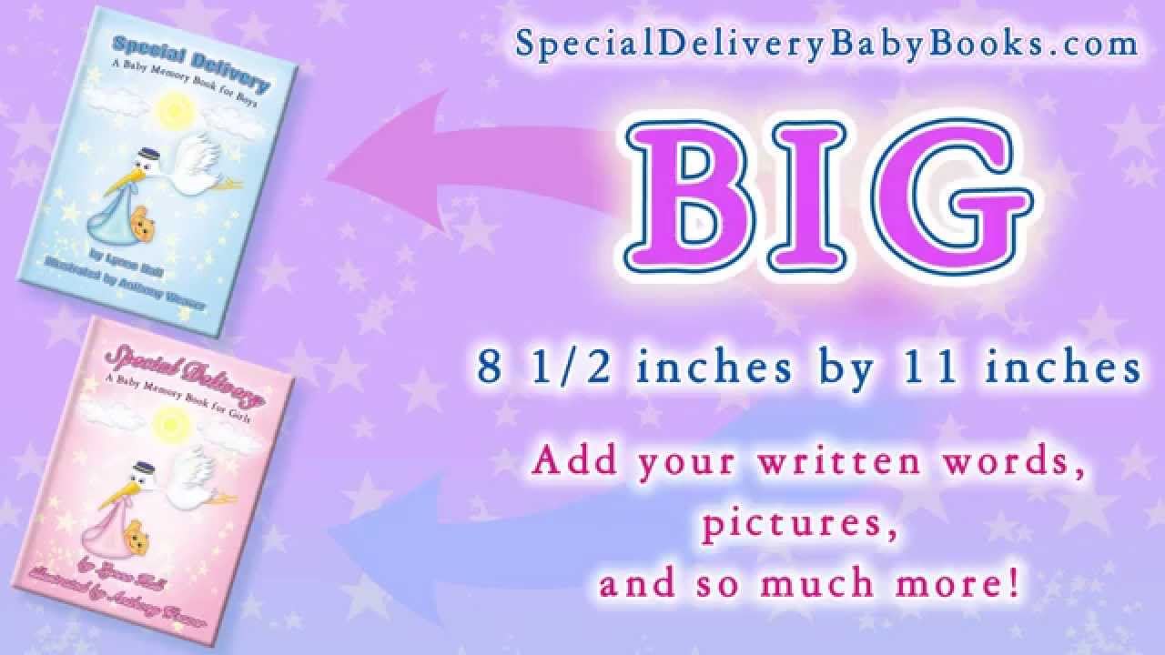 Special Delivery Baby Books for Boys or Girls - YouTube