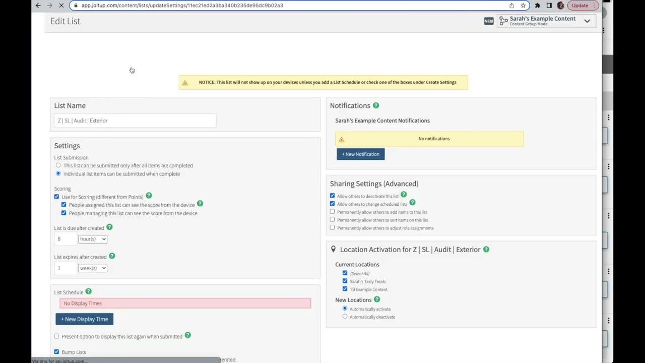 Jolt Lists | How to use Sublists - YouTube