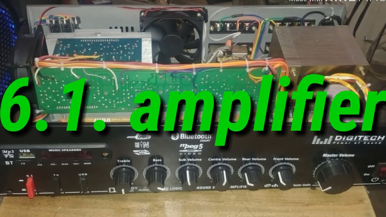 6.1 amplifier (using stk 4191 , stk 4141 heavy amplifier) 5.1 amplifier ...