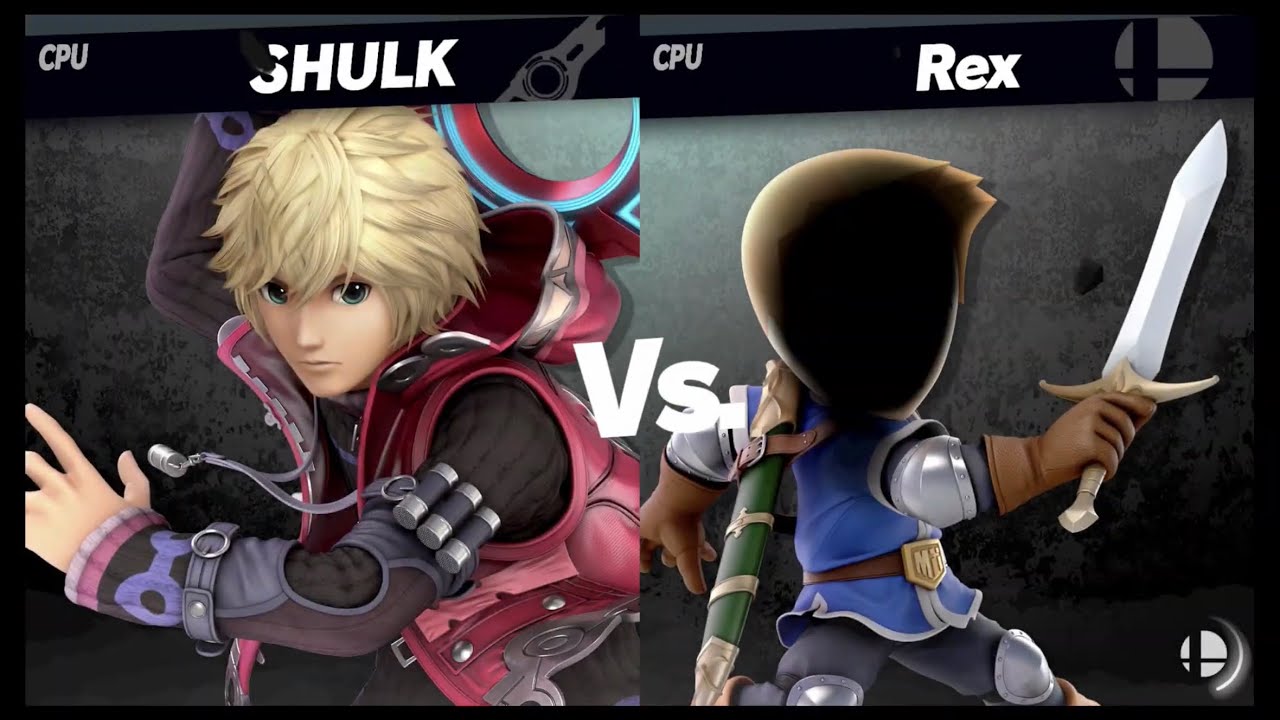 Super Smash Bros. Ultimate - Shulk VS Rex - YouTube