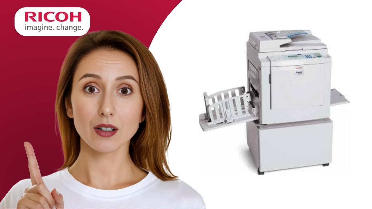 How to Troubleshoot Warning Symbols on your Ricoh DX 2430 Printer - YouTube