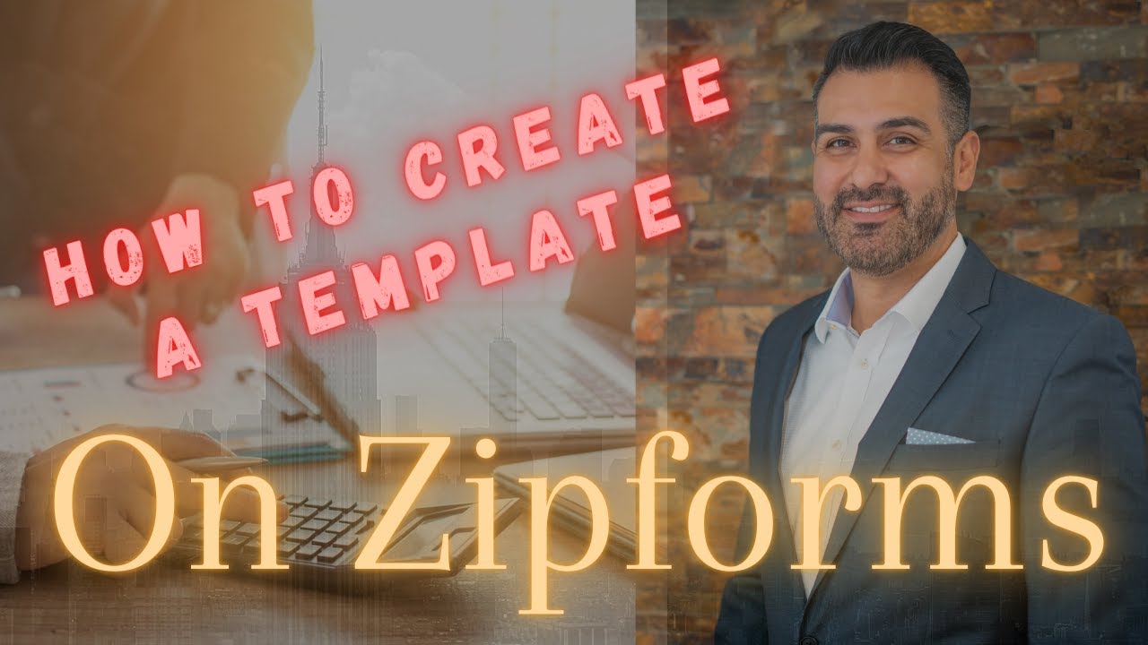 How to create a template on ZipForms - YouTube