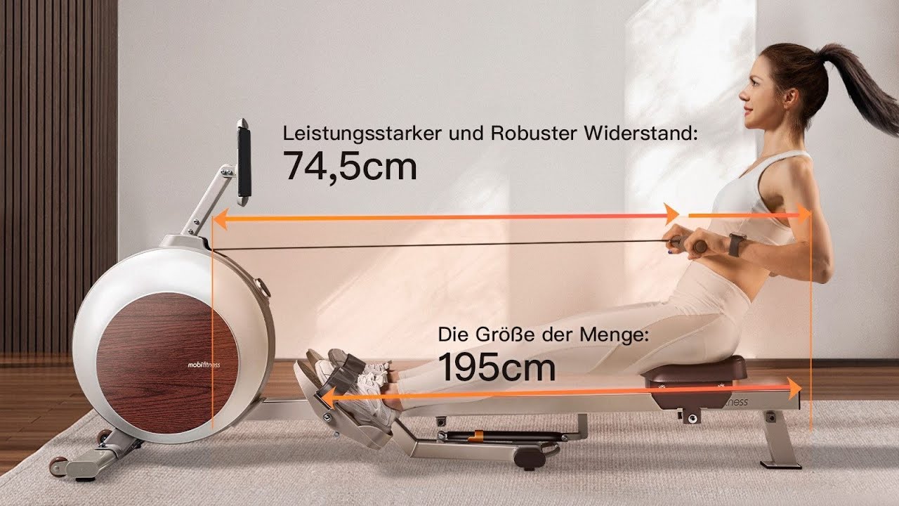 Rowing Machine Upgraded Self-Powered Rowing Machine Superburning Fat ...