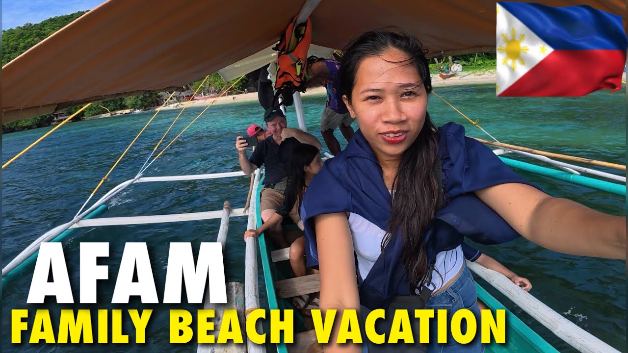 Filipina's Families First Beach Vacation with Foreign Husband🇵🇭 - YouTube