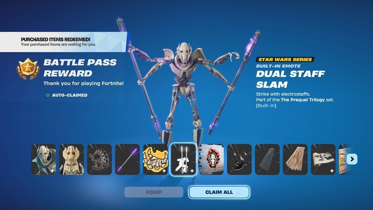 How To Unlock GENERAL GRIEVOUS SKIN in Fortnite - YouTube