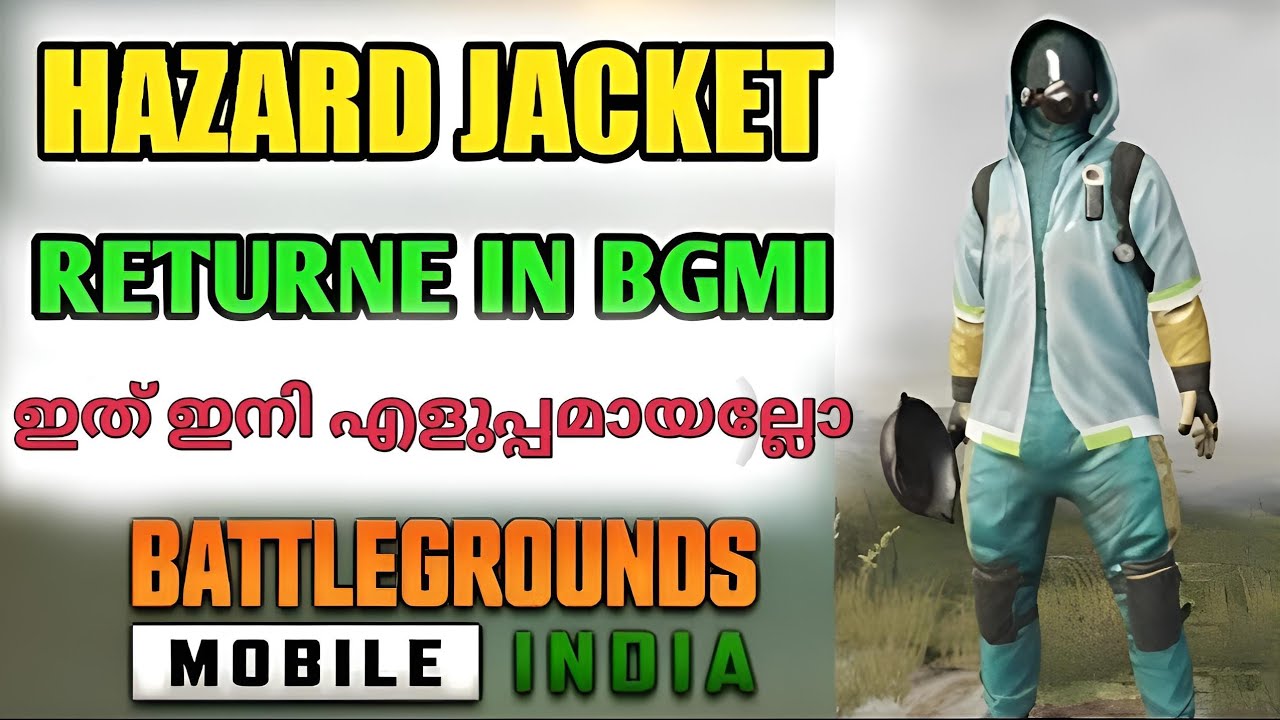 HAZARD JACKET RETURNE IN BGMI & PUBG | HOW TO GET HAZARD JACKET | BGMI ...
