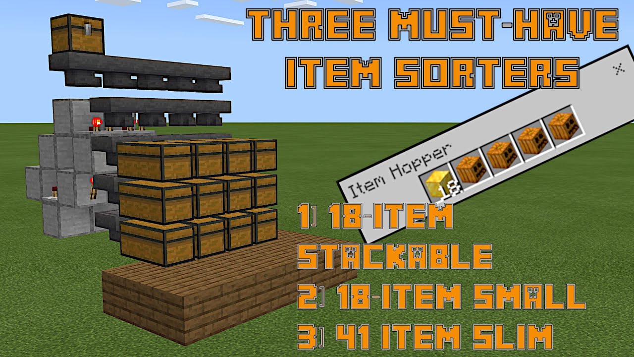 Item sorters: The 3 best designs you need to know - YouTube