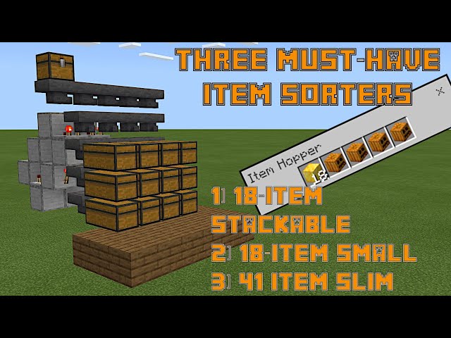 Minecraft Hopper Sorter