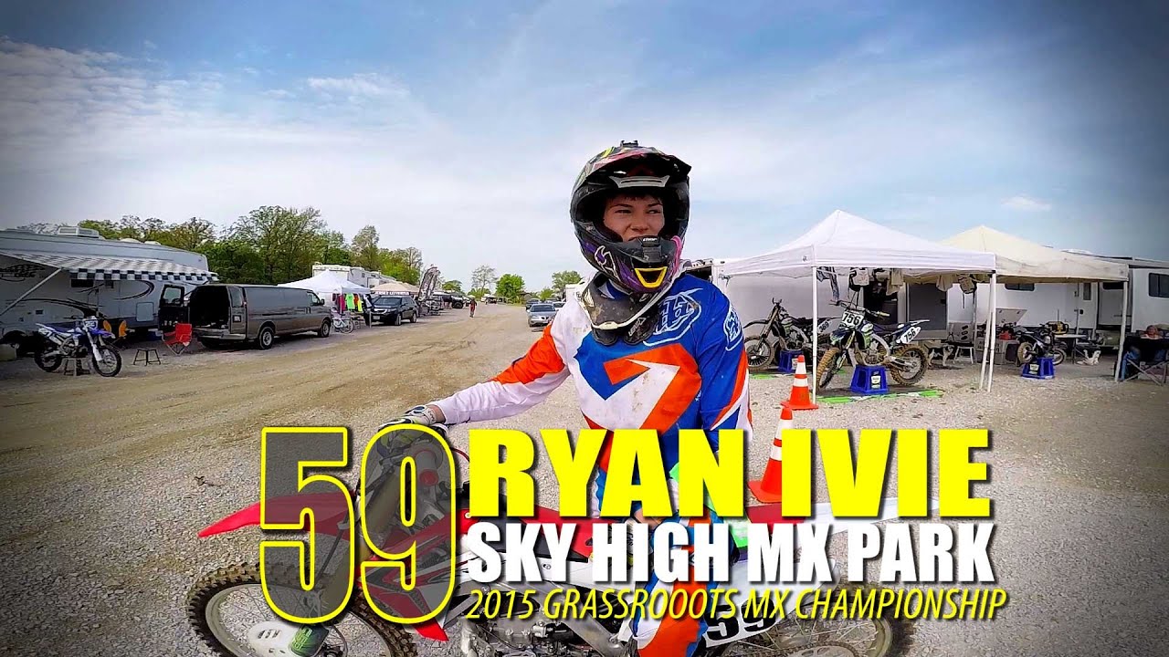 HELMET CAM: Ryan Ivie Sky High MX RD3 Grassroots Motocross - YouTube