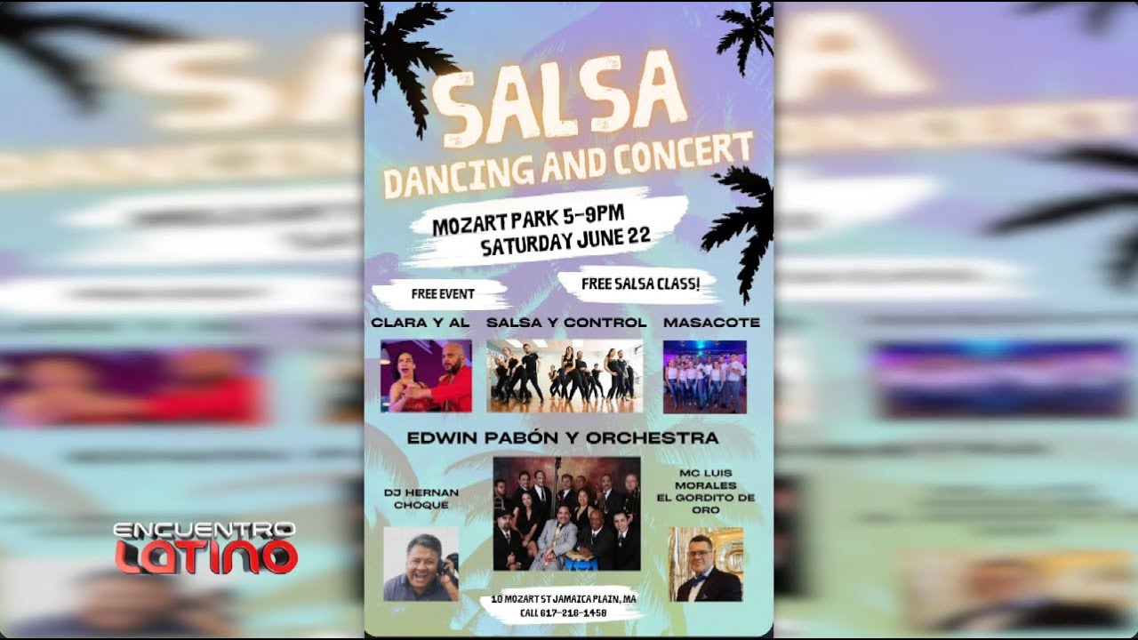 CONCIERTOS DE SALSA GRATIS PARA EL VERANO EN BOSTON - YouTube