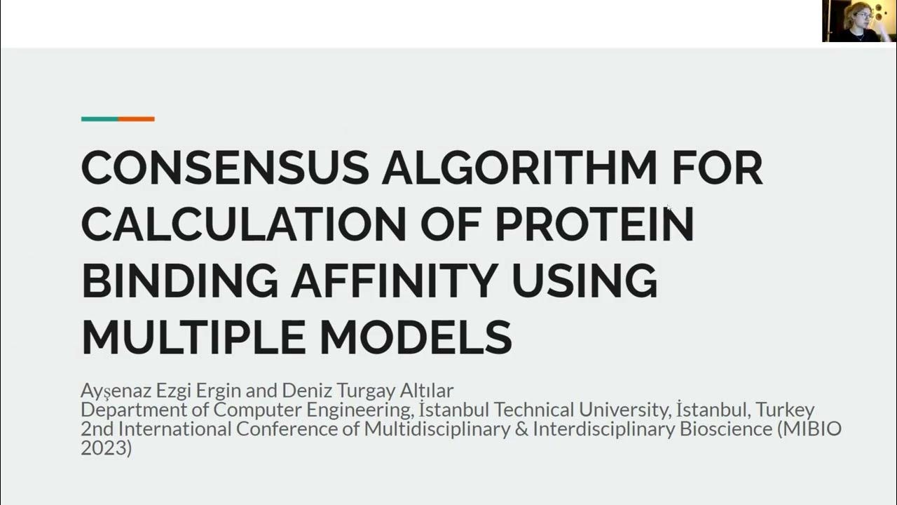 Consensus Algorithm for Calculation of Protein Binding Affinity using Multiple Models - YouTube