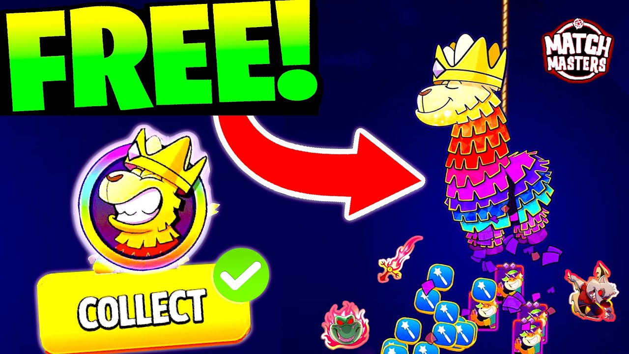 Match Masters - LUCKIEST PINATA EVER!? How to Win Coins, Boosters and ...