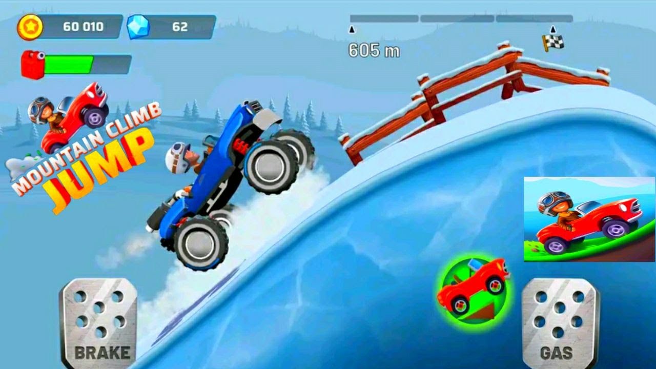 Mountain climb jump Gameplay - YouTube