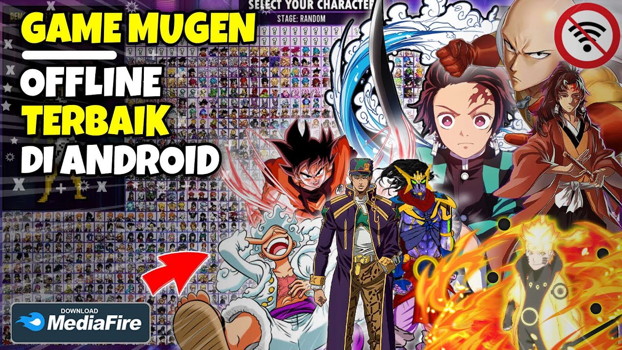 Top 7 Game Mugen Anime Terbaru Di Android 2024 | Game Mugen Unlock All ...