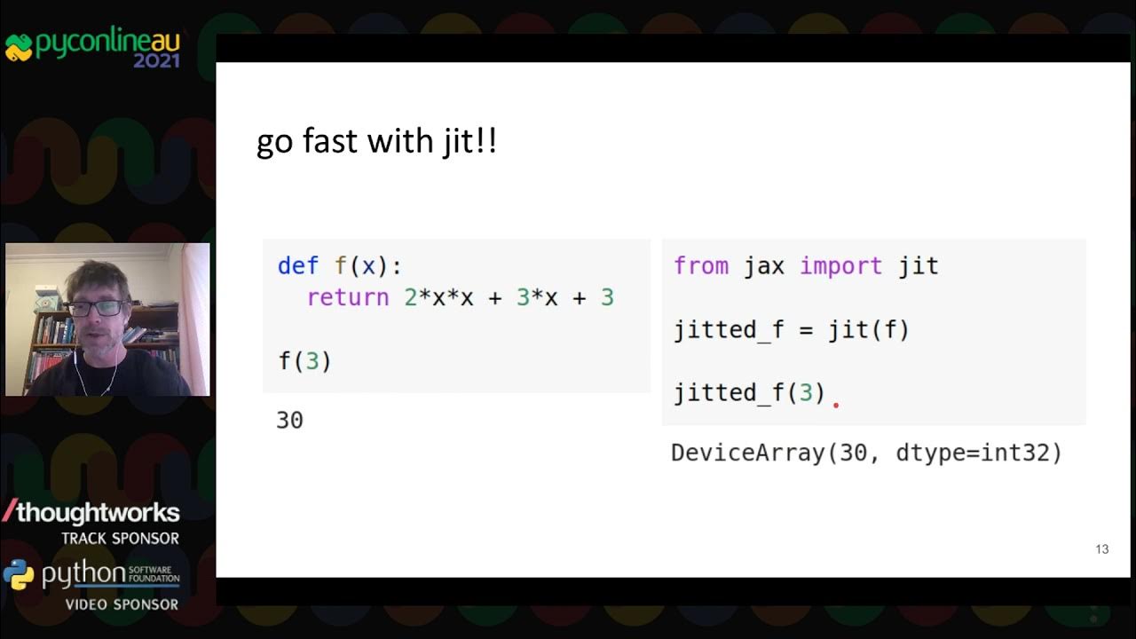 "High performance machine learning with JAX" - Mat Kelcey (PyConline AU ...