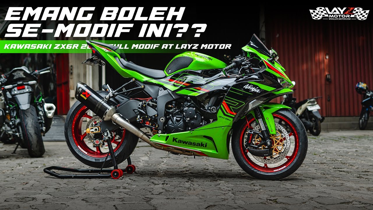 Emang Boleh Se-Modif ini? Kawasaki ZX636 2024 New Full Modif at Layz ...
