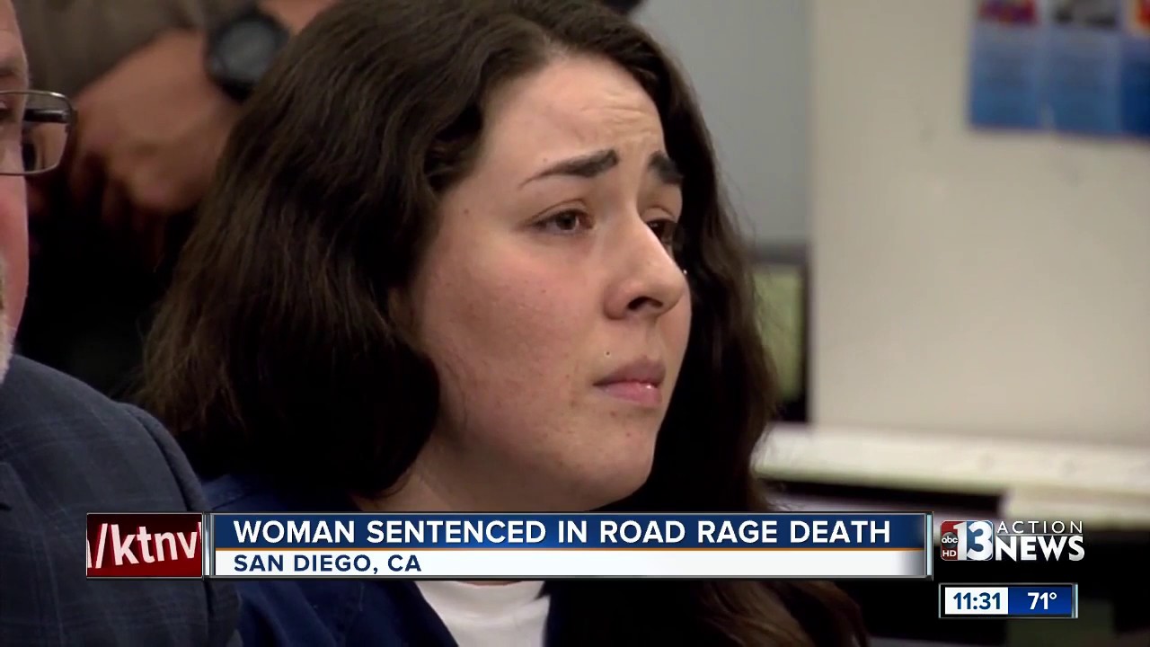Woman breaks down in court when sentenced for deadly road rage incident ...