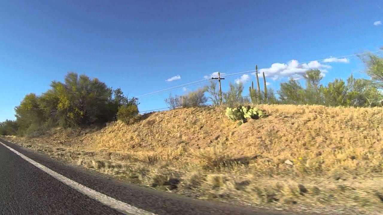 Arizona State Route 79 between Oracle Junction & Coolidge, AZ, 1 April ...