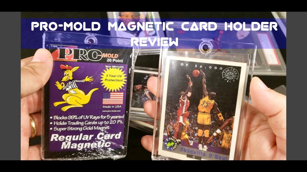 Pro-Mold Magnetic Card Holder Review - Protect Your Investments! Sports ...