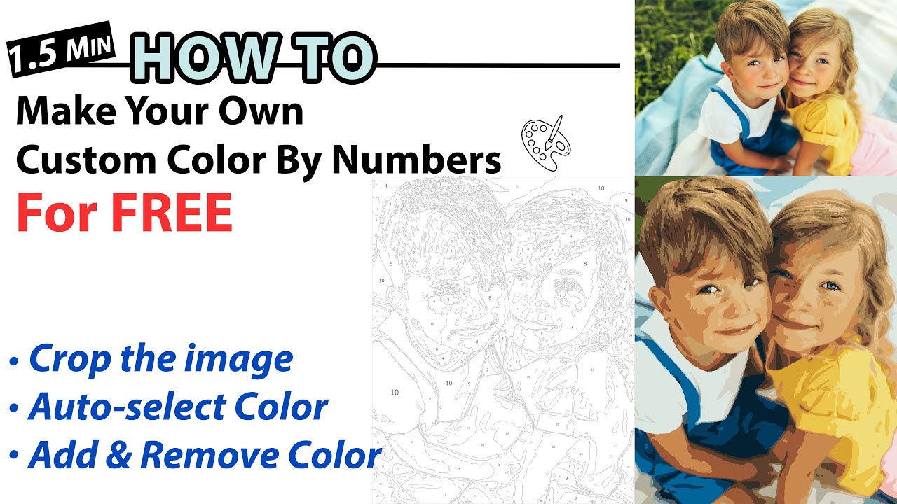 A Free Tool To Make Your Own Custom Paint By Numbers At Home(including ...