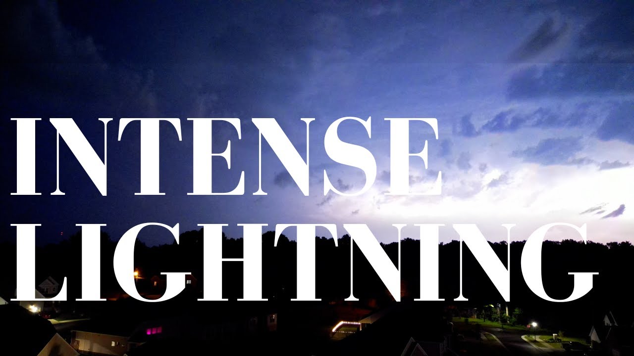 INTENSE LIGHTNING/ NONSTOP LIGHTNING STORMS - YouTube