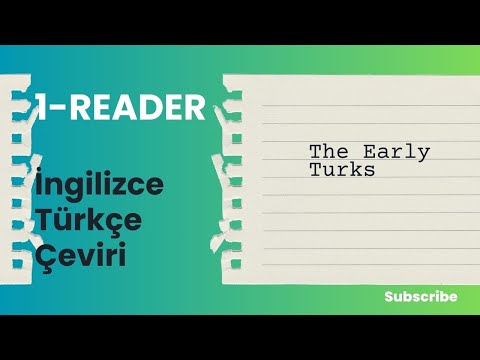1-READER - The Early Turks - Çeviri 