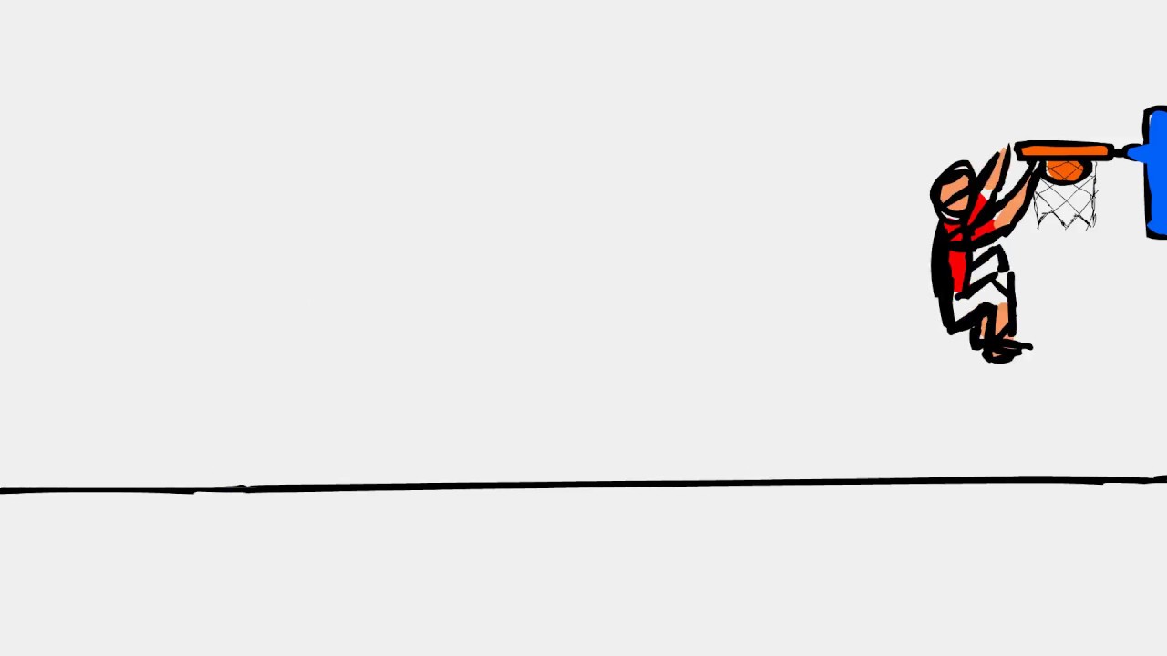 basketball dunk - very short animated 2d video by Aaron van Zomeren ...