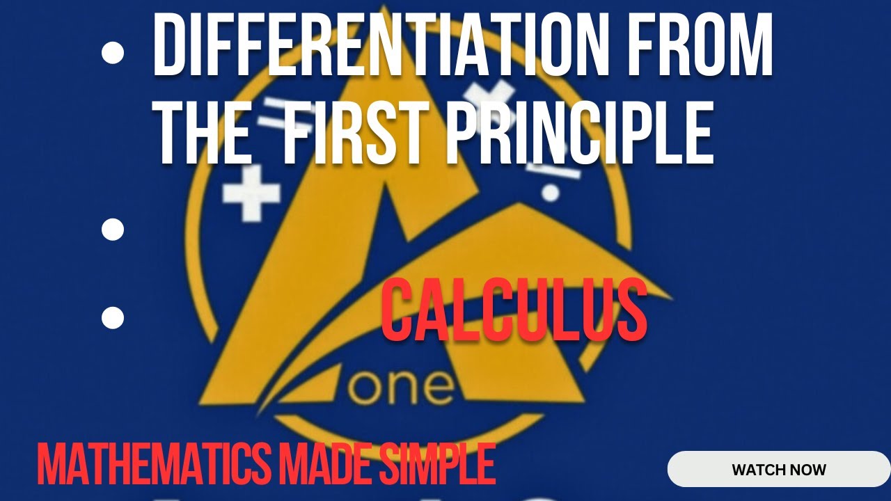 Lecture 5|Calculus|Show that Derivative of a constant is zero| From ...