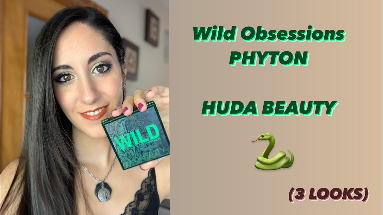 Wild Obsessions PHYTON HUDA BEAUTY 🐍| 3 looks sencillos - YouTube
